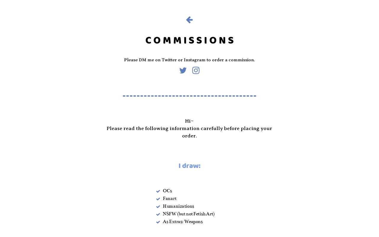 commission info
